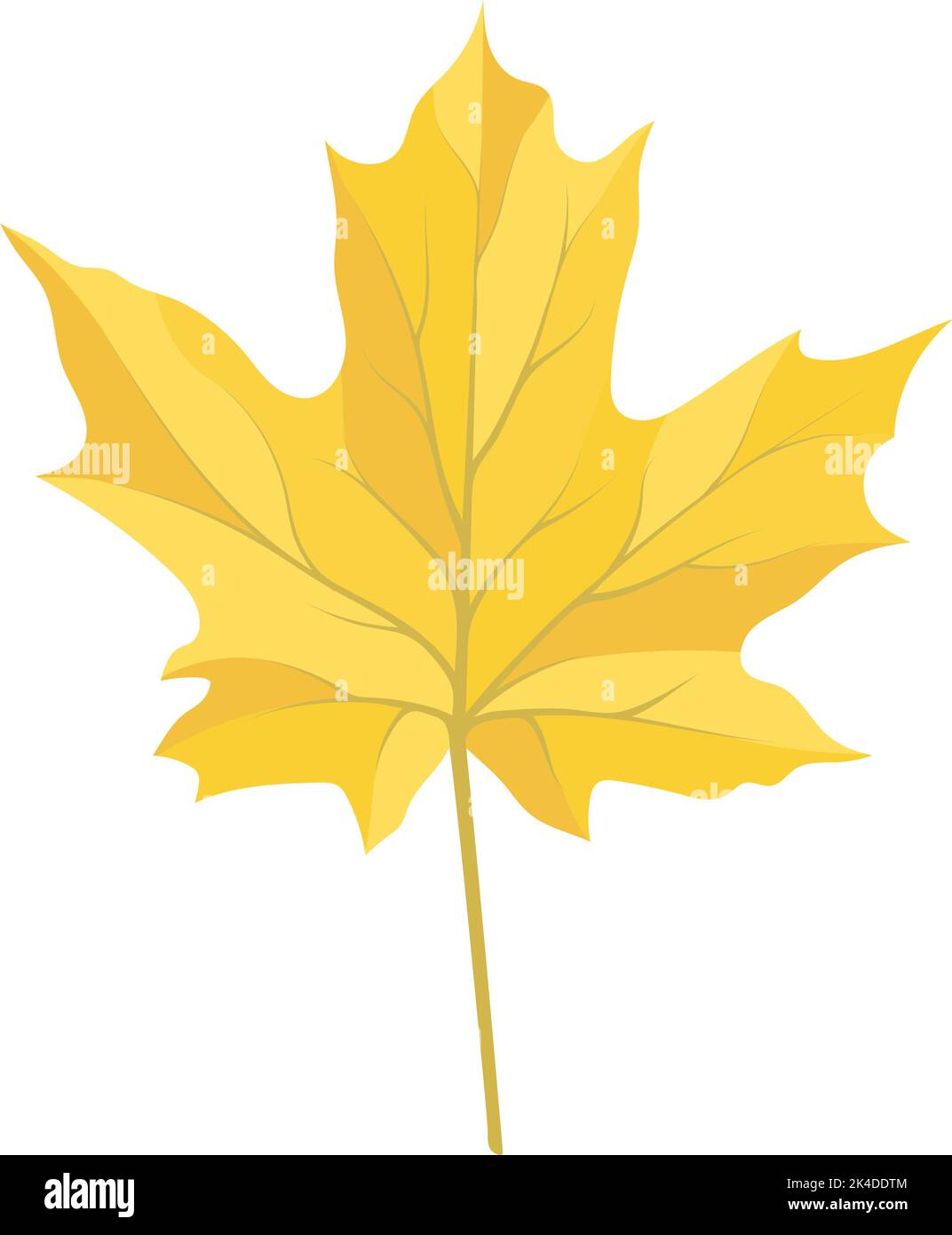 Autumn maple leaf. Leaf fall. Vector illustration Stock Vector Image ...