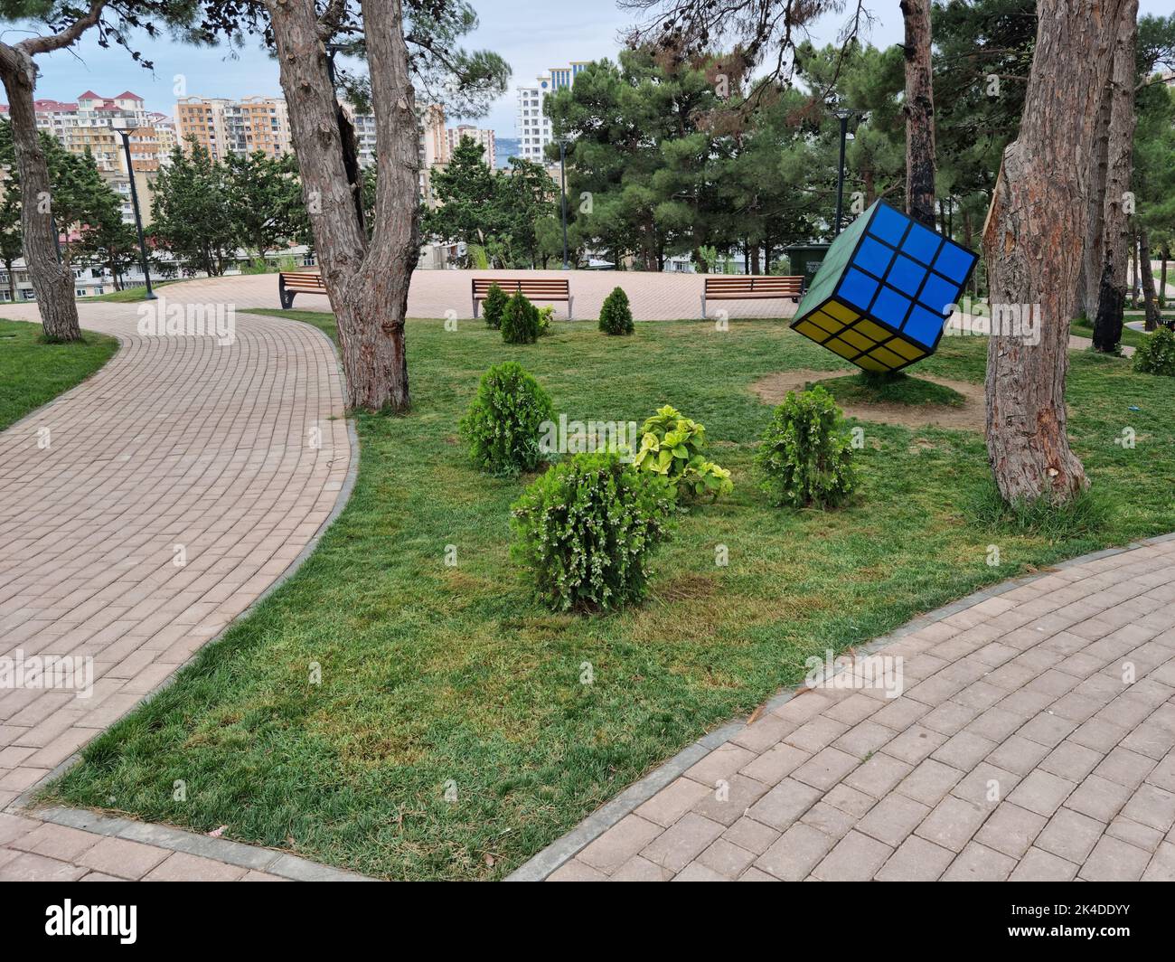 Rubik’s cube outdoor hi-res stock photography and images - Alamy