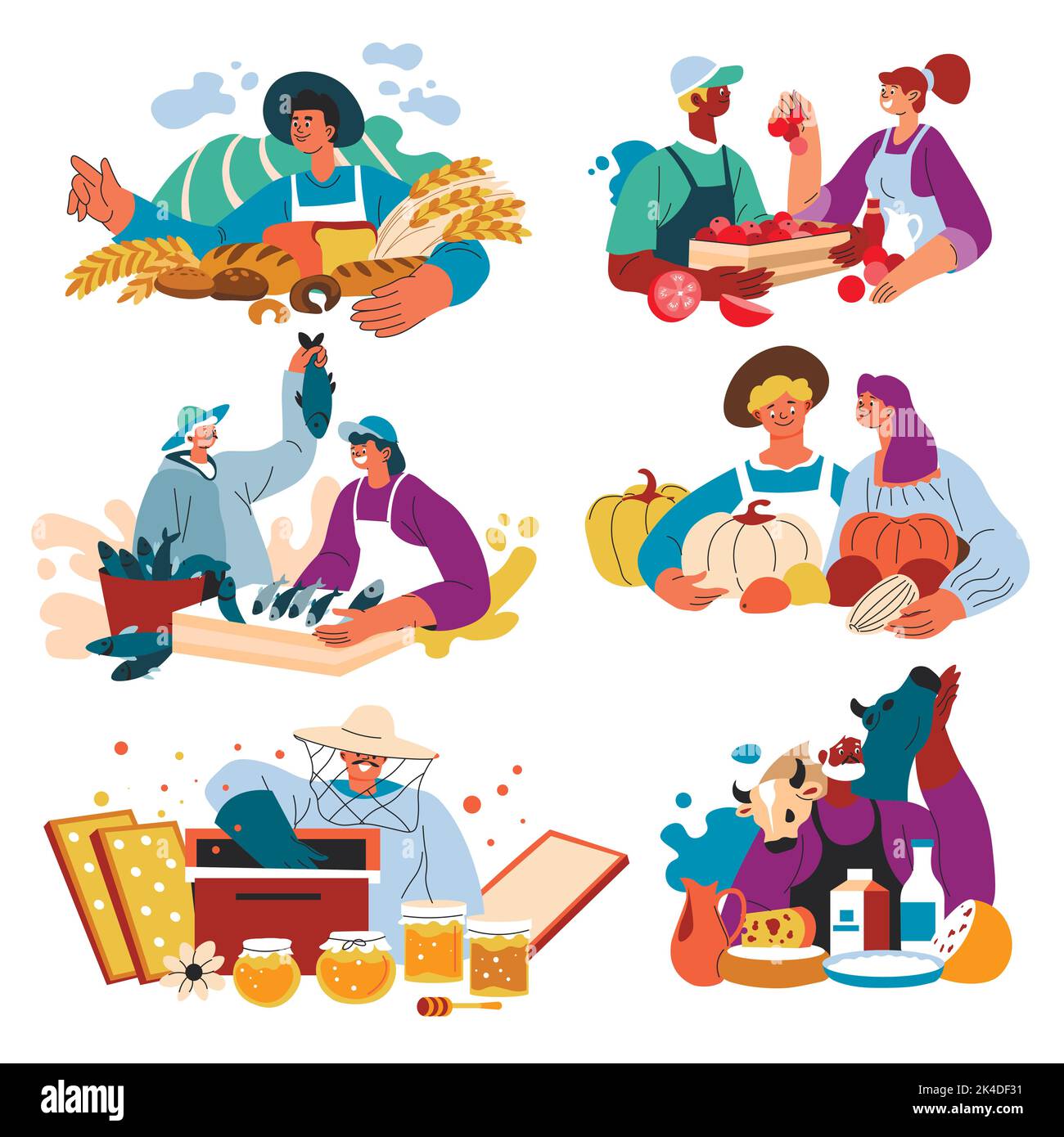 Growing market for our goods Stock Vector Images - Alamy