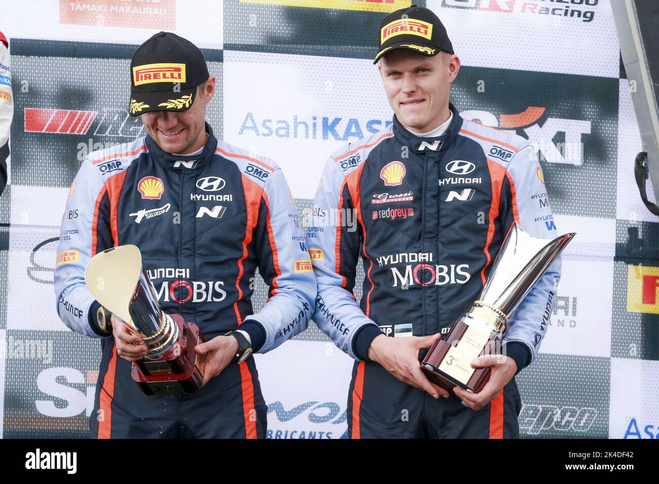 October 2, 2022, Rome, New Zealand: TANAK Ott (est), Hyundai Shell ...