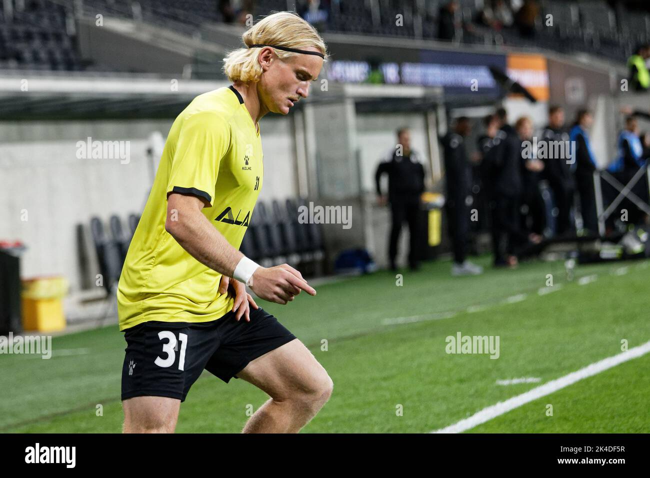 SYDNEY, AUSTRALIA - OCTOBER 1: Lachlan Rose of Macarthur FC seen ...