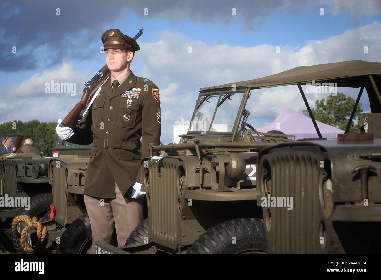 Langar, Nottinghamshire UK. 1st October 2022. Service members from RAF ...