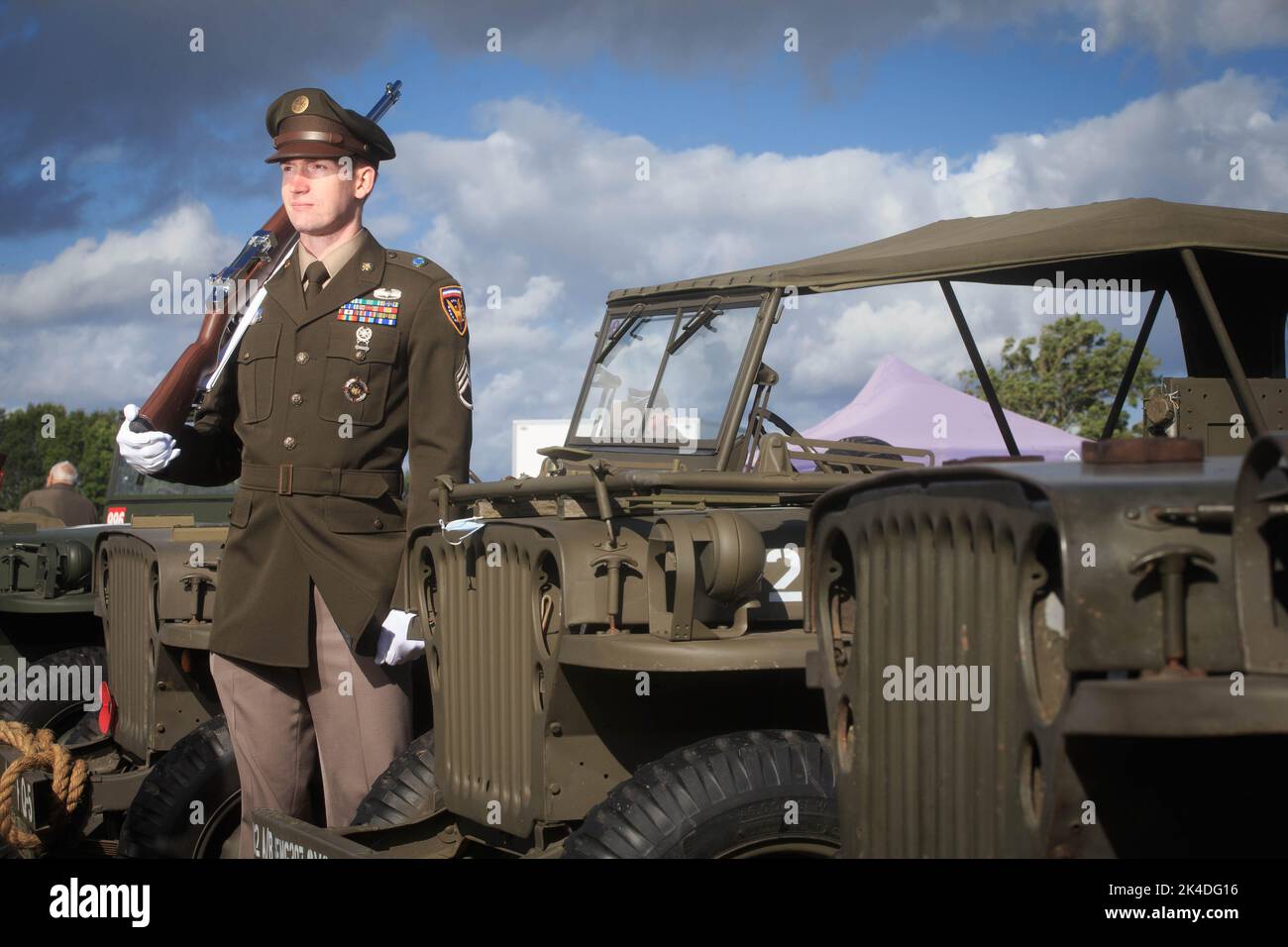 Langar, Nottinghamshire UK. 1st October 2022. Service members from RAF ...