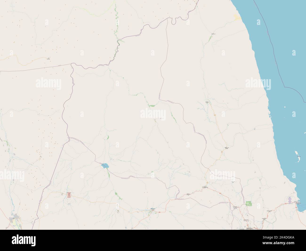 Anseba outline map hi-res stock photography and images - Alamy