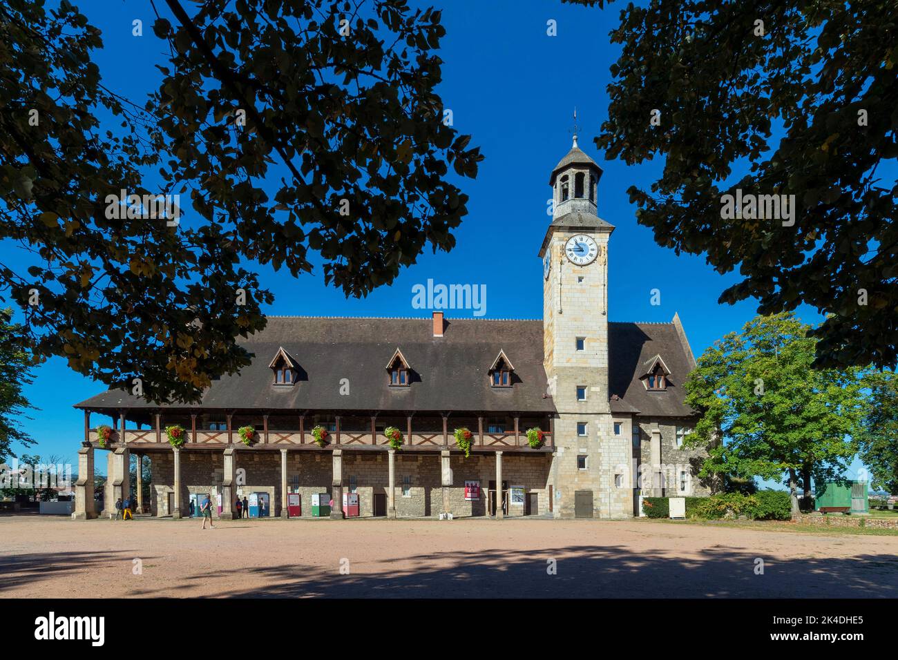 Montlucon. The castle of the Dukes of Bourbon is a former fortified ...
