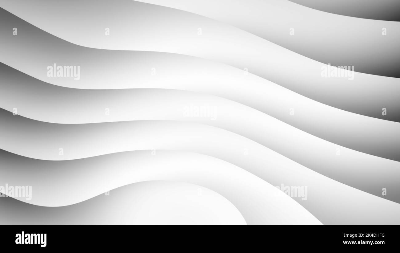 Abstract white background. White colored texture lines with shades and ...