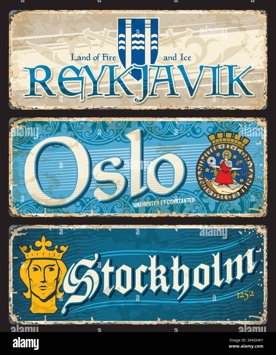 Oslo signs Stock Vector Images - Alamy