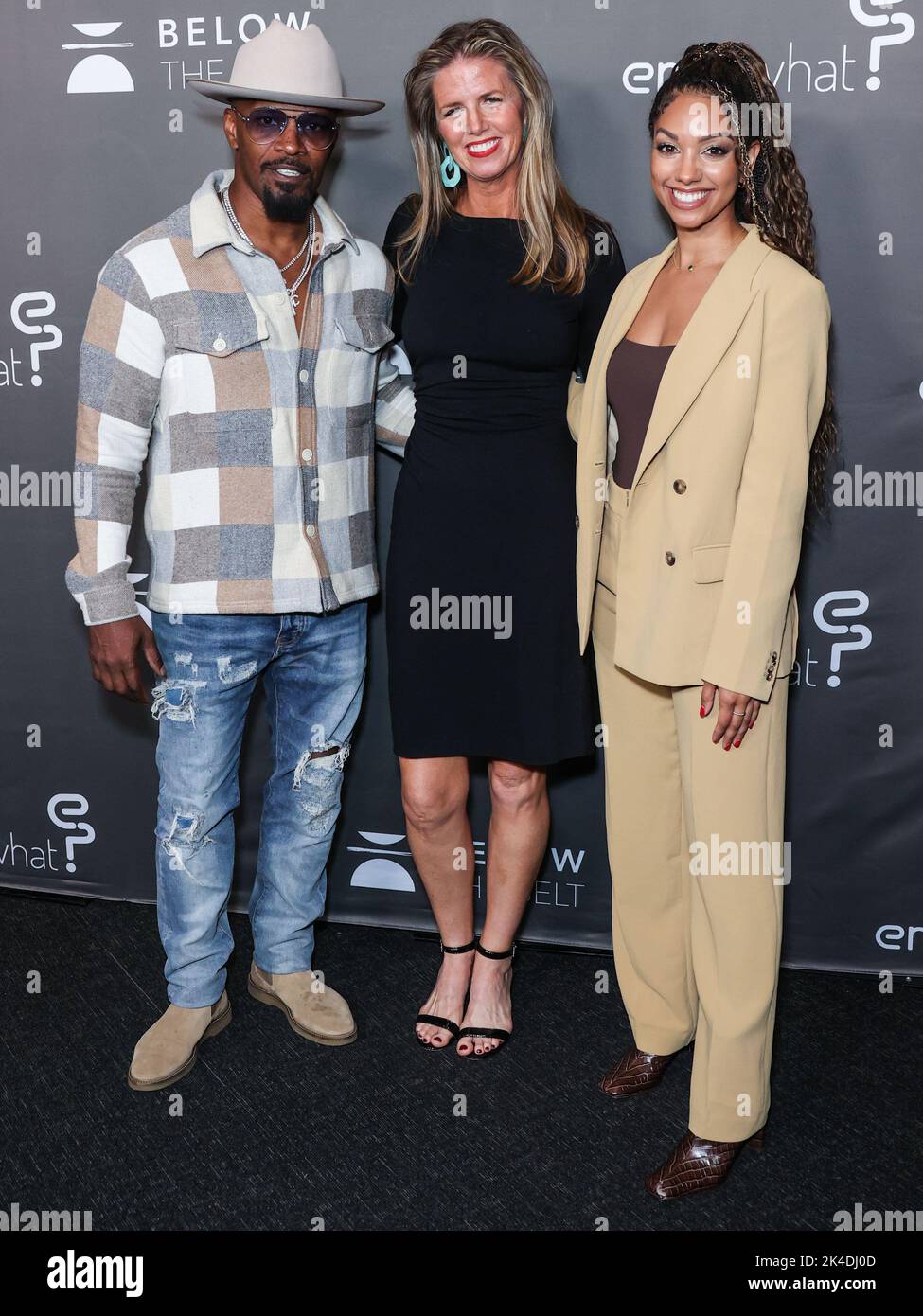 LOS ANGELES, CALIFORNIA, USA - OCTOBER 01: Jamie Foxx, Shannon McCoy ...