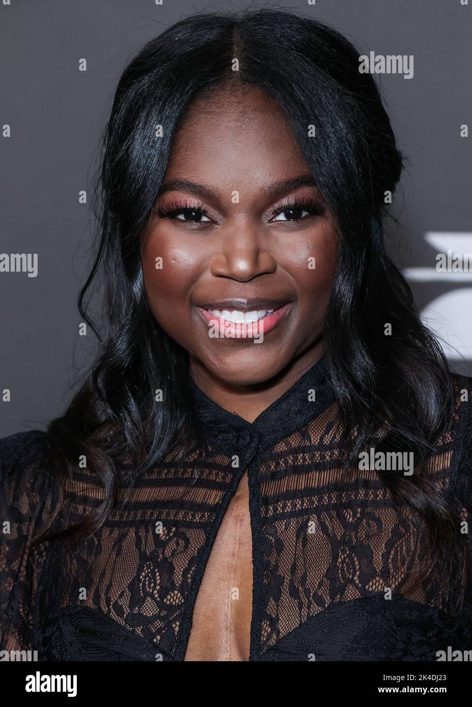 LOS ANGELES, CALIFORNIA, USA - OCTOBER 01: Jenneh Rishe arrives at the ...