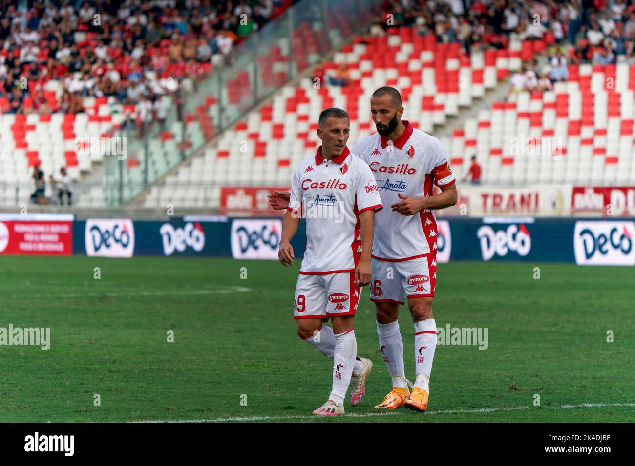San Nicola stadium, Bari, Italy, October 01, 2022, Andrea D'Errico (SSC ...