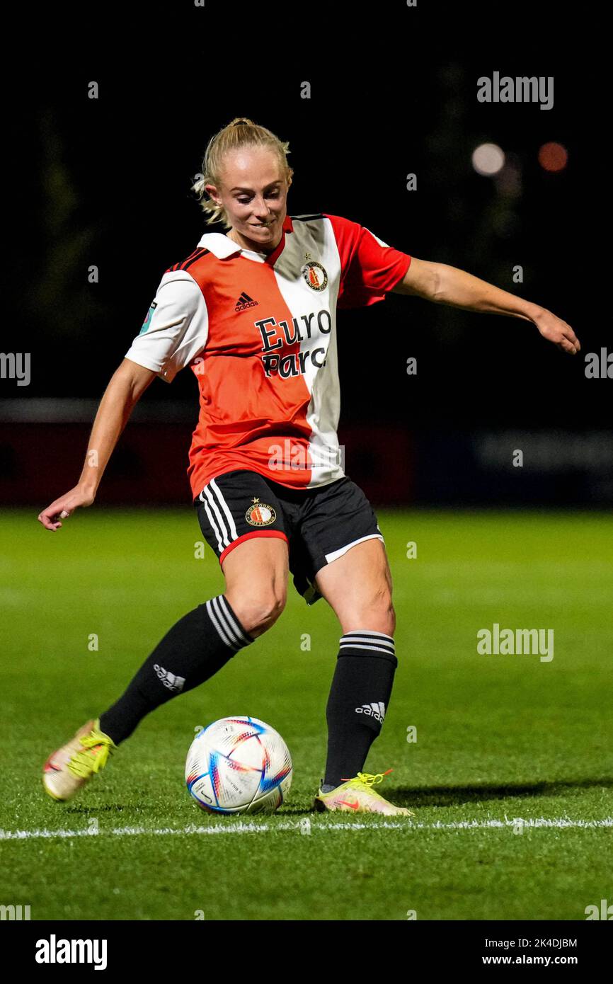 Rotterdam - Cheyenne van den Goorbergh of Feyenoord V1 during the match ... Rotterdam - Cheyenne van den Goorbergh of Feyenoord V1 during the match ...