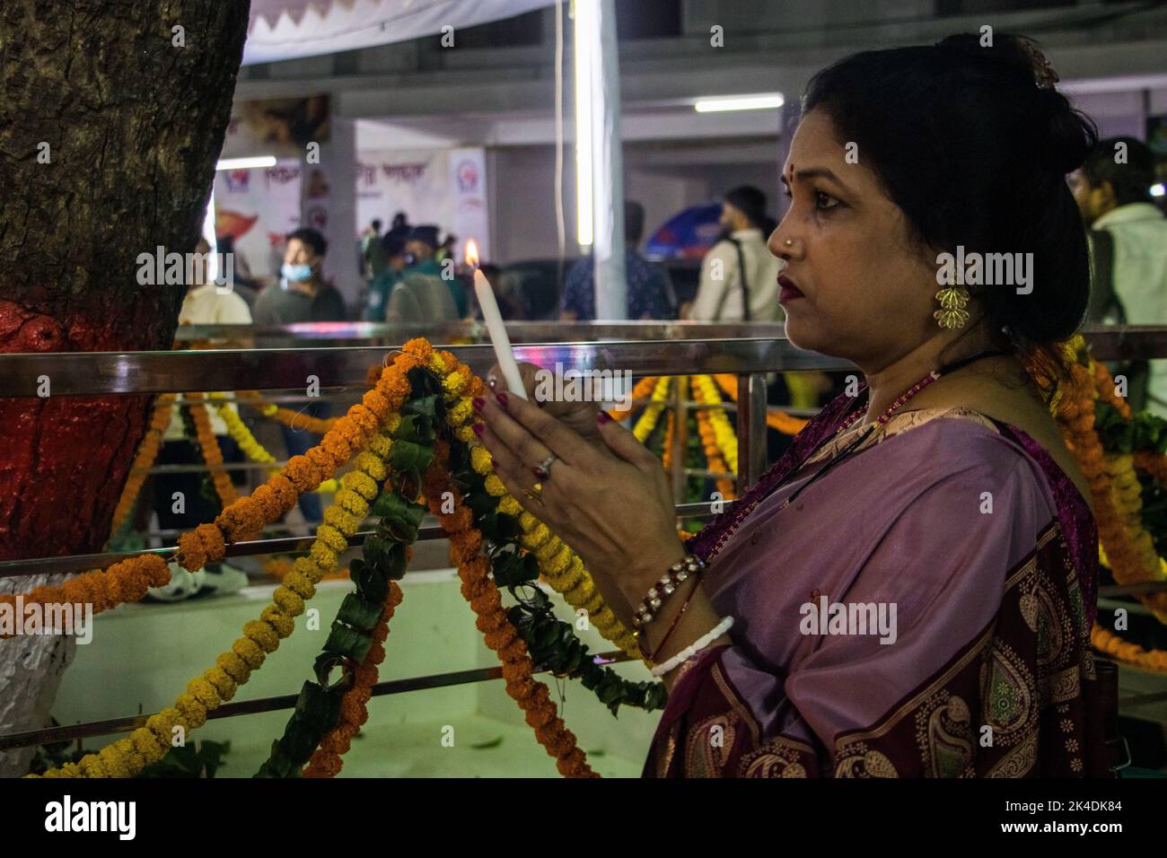 October 2 2022 Bangladesh Bangladeshi Hindu Devotees Gather At