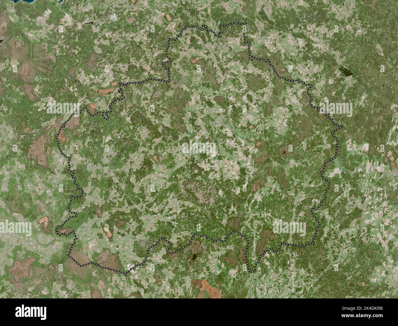 Rapla, county of Estonia. High resolution satellite map Stock Photo - Alamy