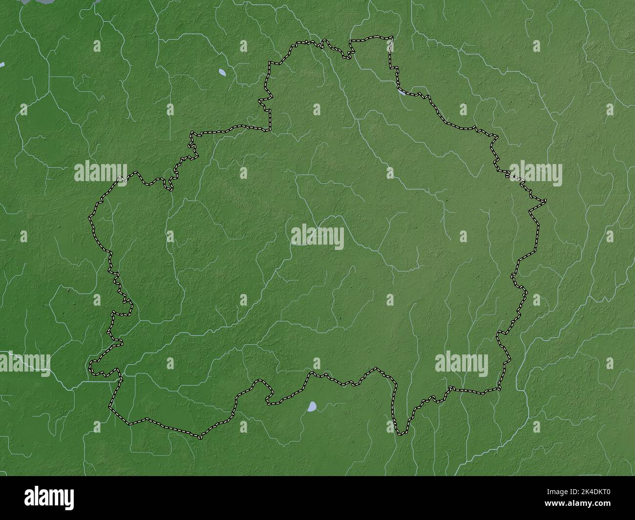 Rapla, county of Estonia. Elevation map colored in wiki style with ...