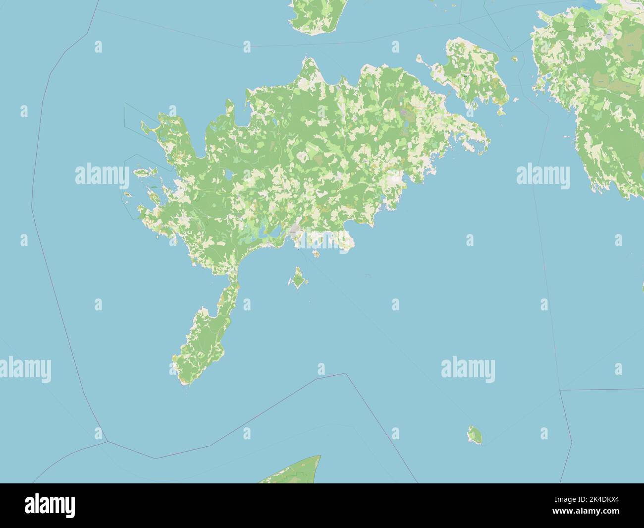 Saare outline map hi-res stock photography and images - Alamy