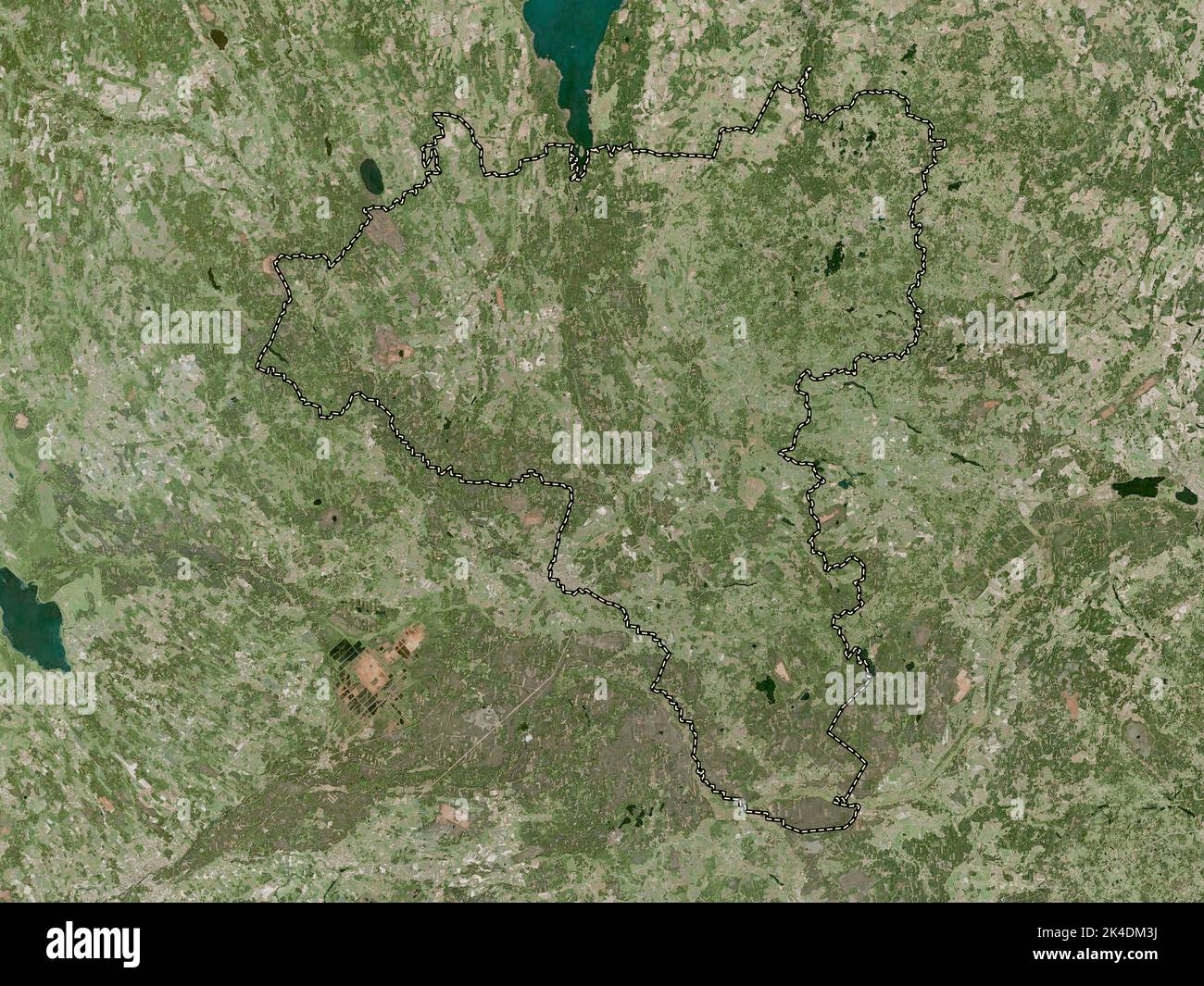 Valga, county of Estonia. High resolution satellite map Stock Photo - Alamy