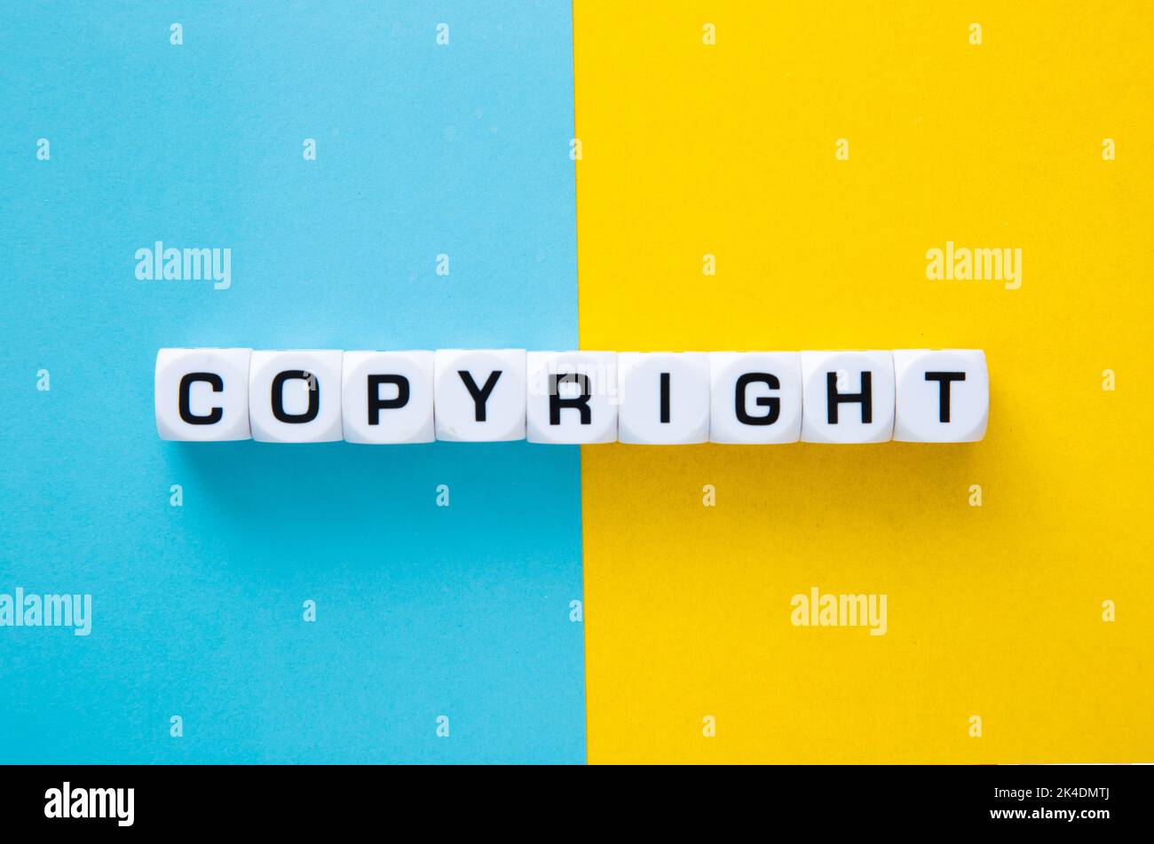 Copyright text on block.Copyright text on block. Intellectual Property ...
