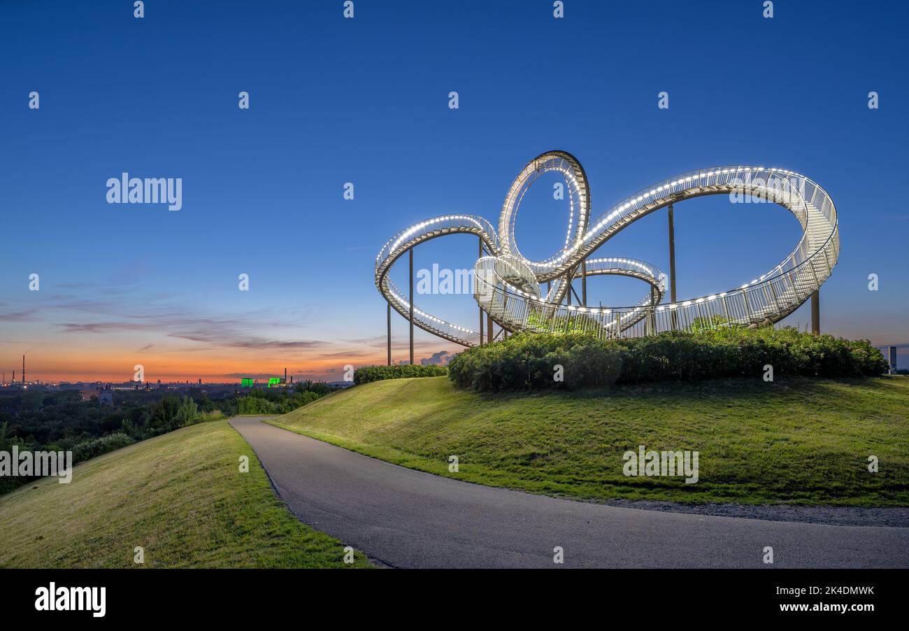DUISBURG, GERMANY - JUNE 12, 2022: Tiger and Turtle, landmark of Ruhr ...
