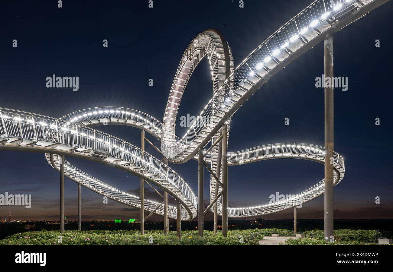 DUISBURG, GERMANY - JUNE 12, 2022: Tiger and Turtle, landmark of Ruhr ...