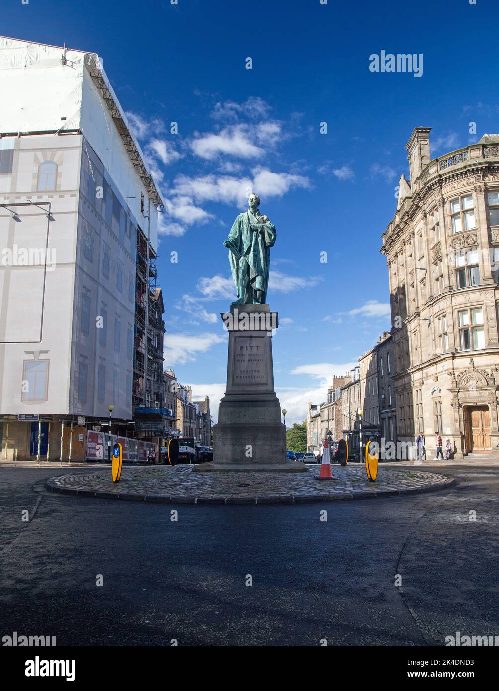 Edinburgh, Scotland, September 2022, visitors to the city may see the ...