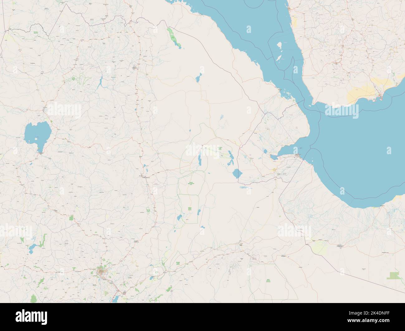 Afar region map hi-res stock photography and images - Alamy