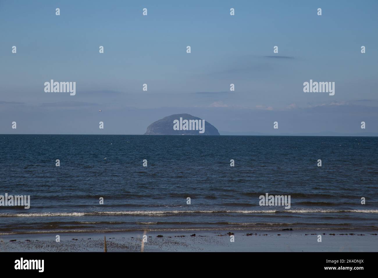 Girvan, Ayrshire, Scotland, September 29th 2022, a view of Ailsa Craig ...