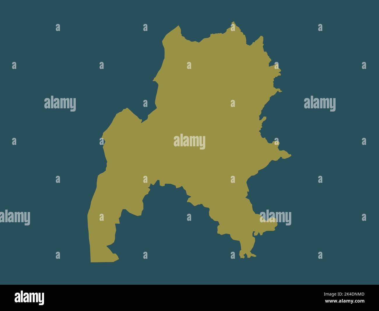 Benshangul-Gumaz, state of Ethiopia. Solid color shape Stock Photo - Alamy