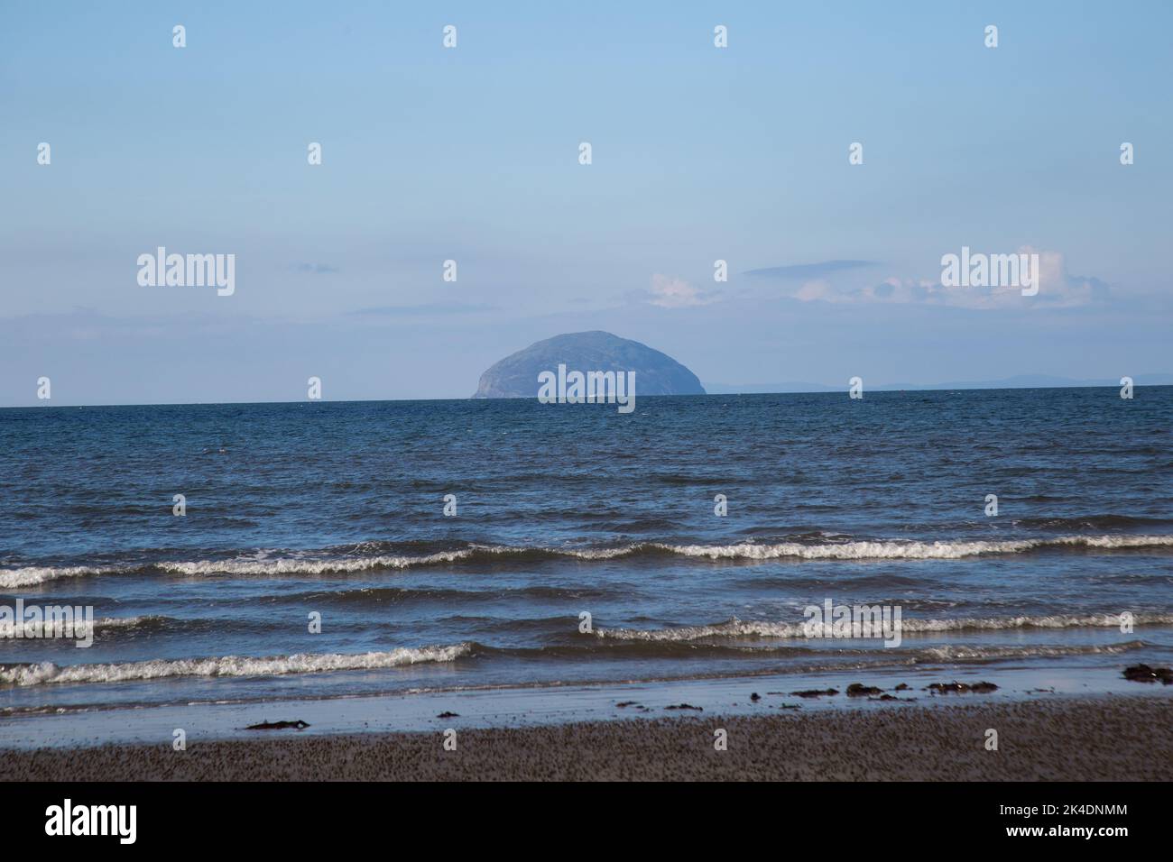 Girvan, Ayrshire, Scotland, September 29th 2022, a view of Ailsa Craig ...