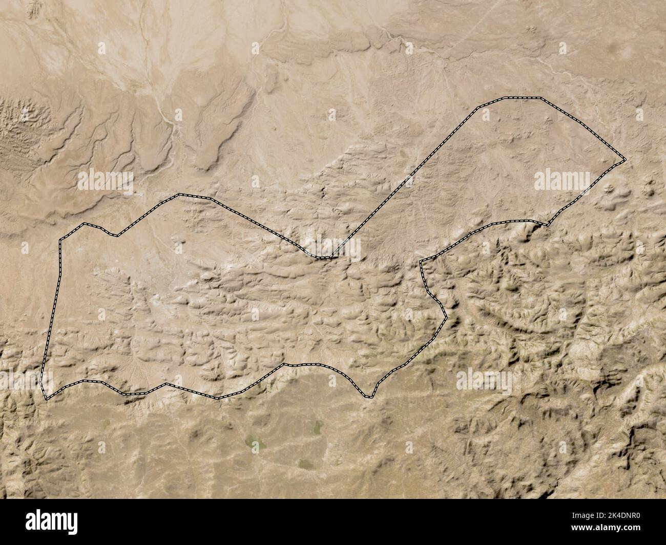 Dire Dawa, city of Ethiopia. Low resolution satellite map Stock Photo ...