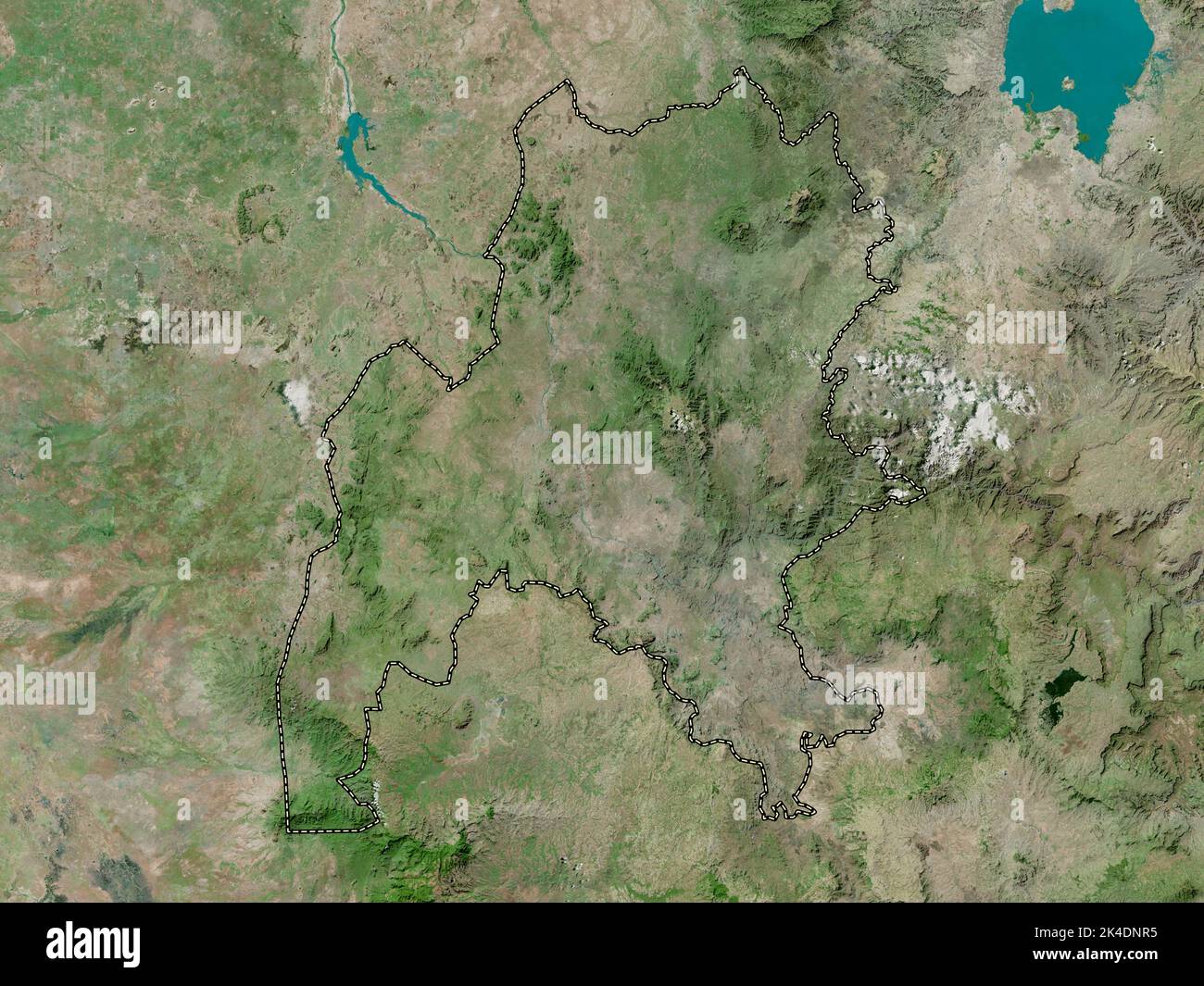 Benshangul-Gumaz, state of Ethiopia. Low resolution satellite map Stock ...