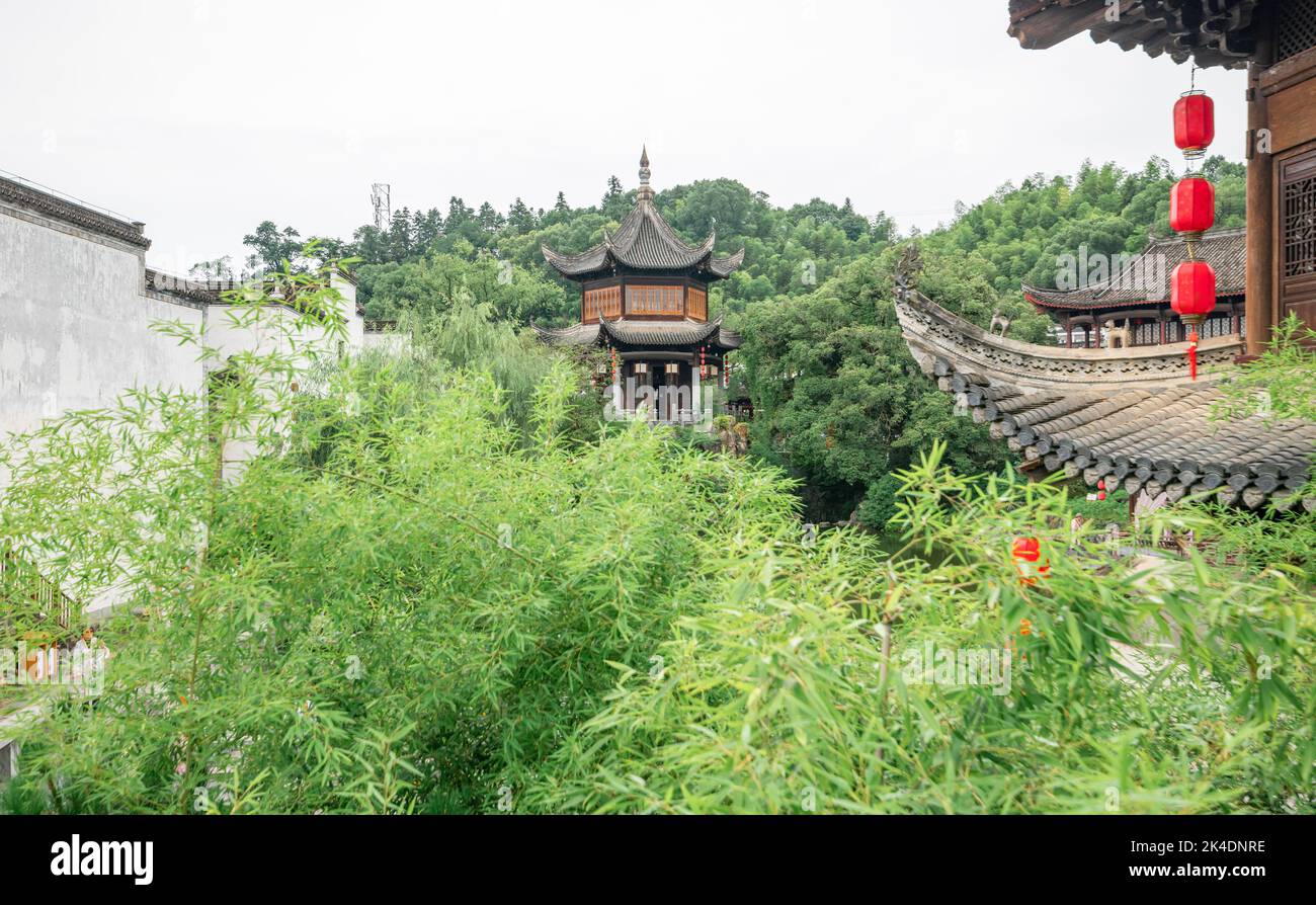 Xi Yuan, an ancient town in Wuyuan County, Shangrao Province, China ...