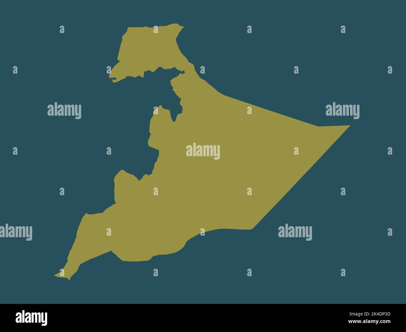 Somali, state of Ethiopia. Solid color shape Stock Photo - Alamy