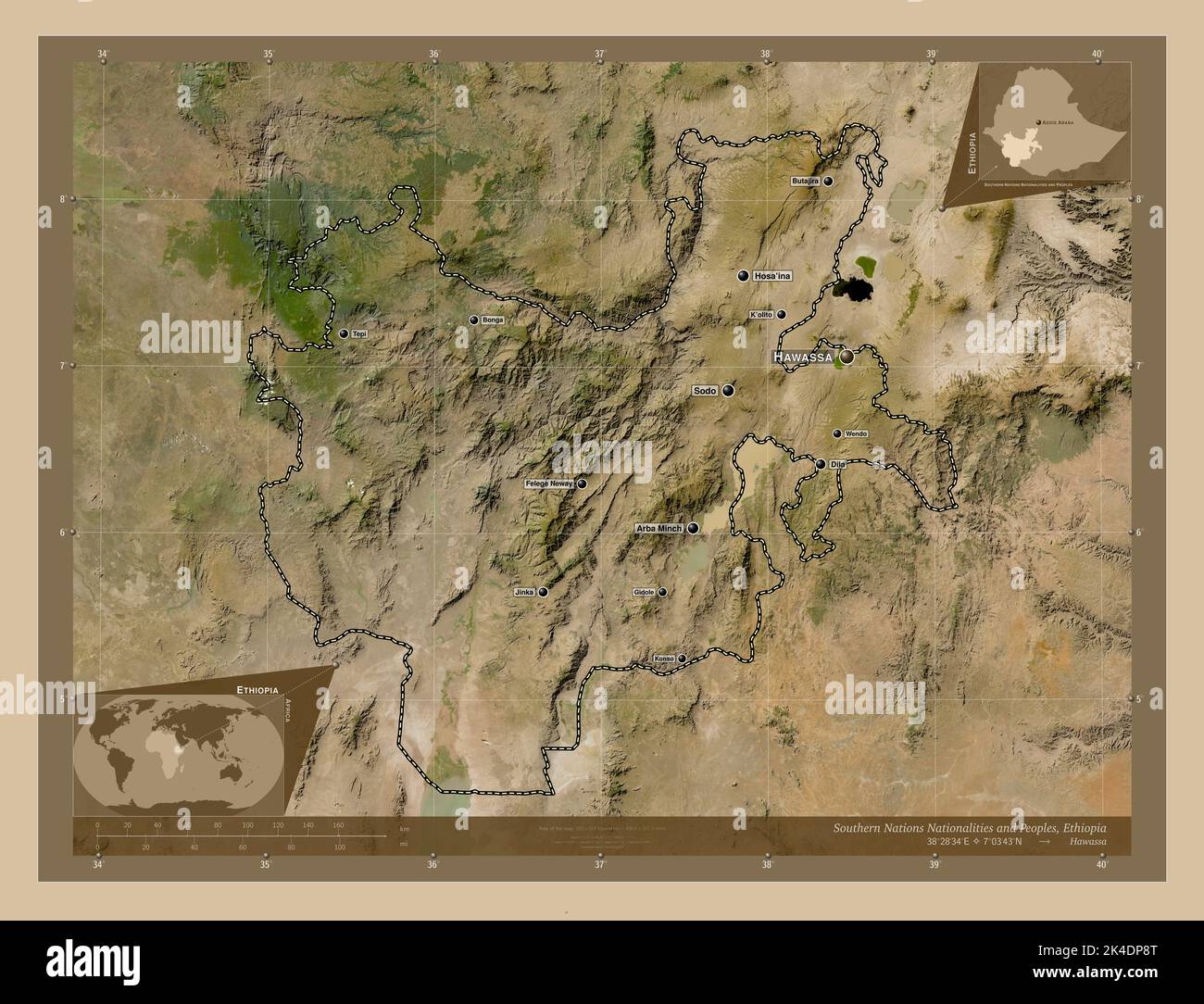 Southern Nations Nationalities and Peoples, state of Ethiopia. Low ...