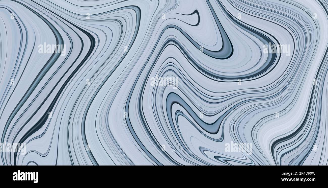 Gray abstract background with lines, digital panoramic backdrop, swirl ...