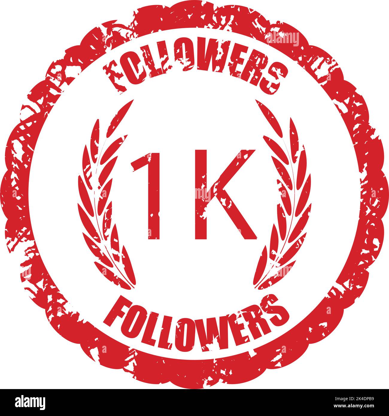 Follow me stamp Stock Vector Images - Alamy