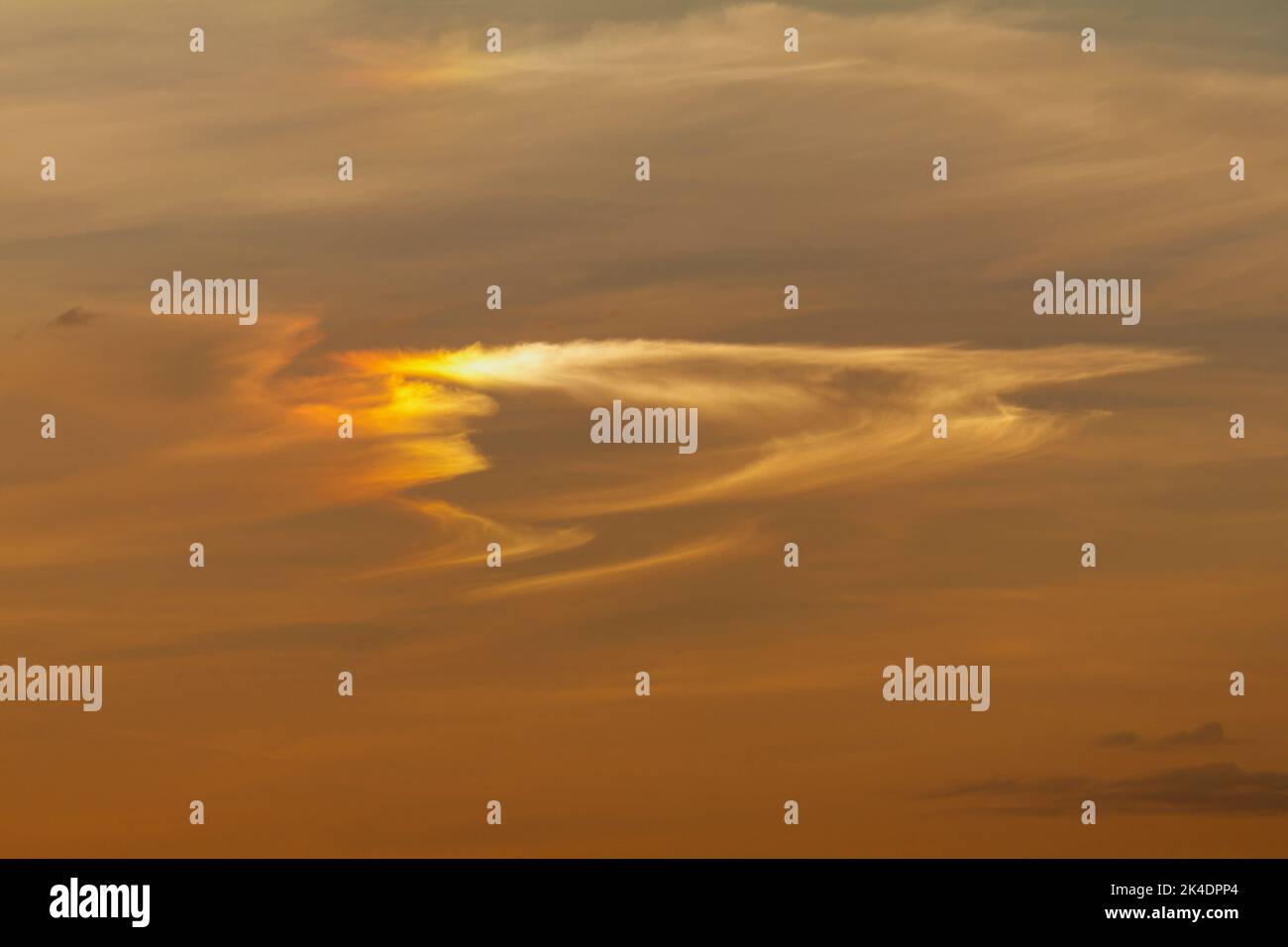 Sunset with sundog hi-res stock photography and images - Alamy