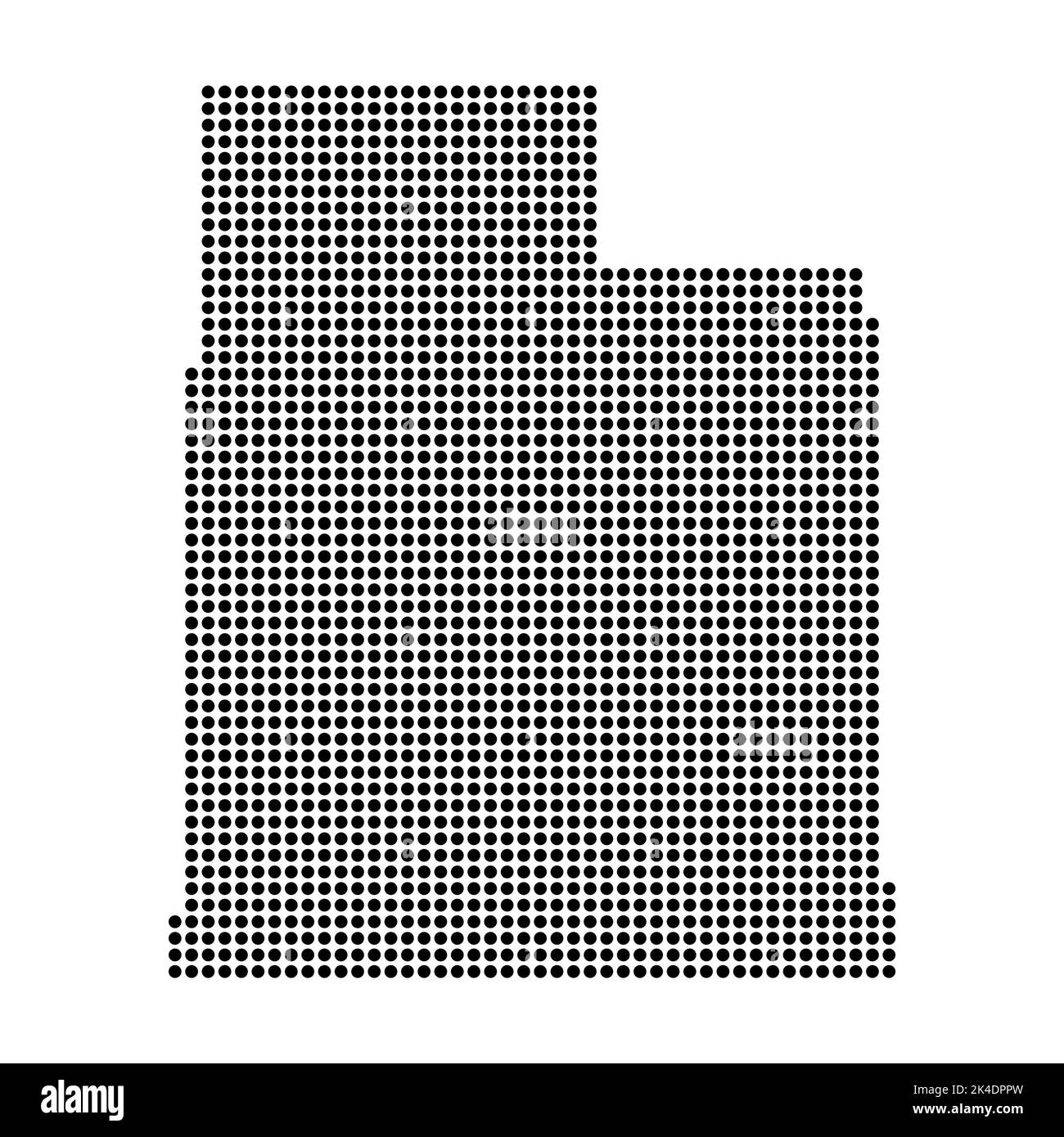 Map usa vector utah Black and White Stock Photos & Images - Alamy