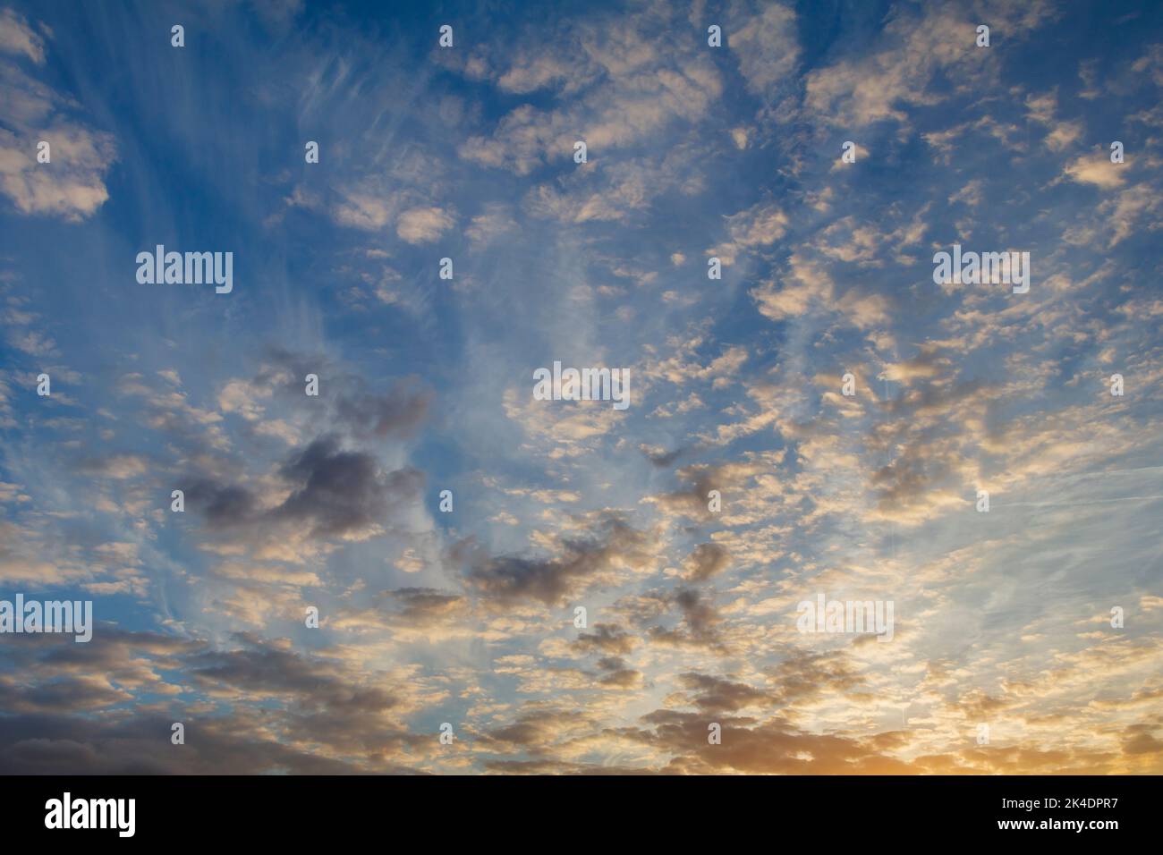 Patchy clouds sunset hi-res stock photography and images - Alamy