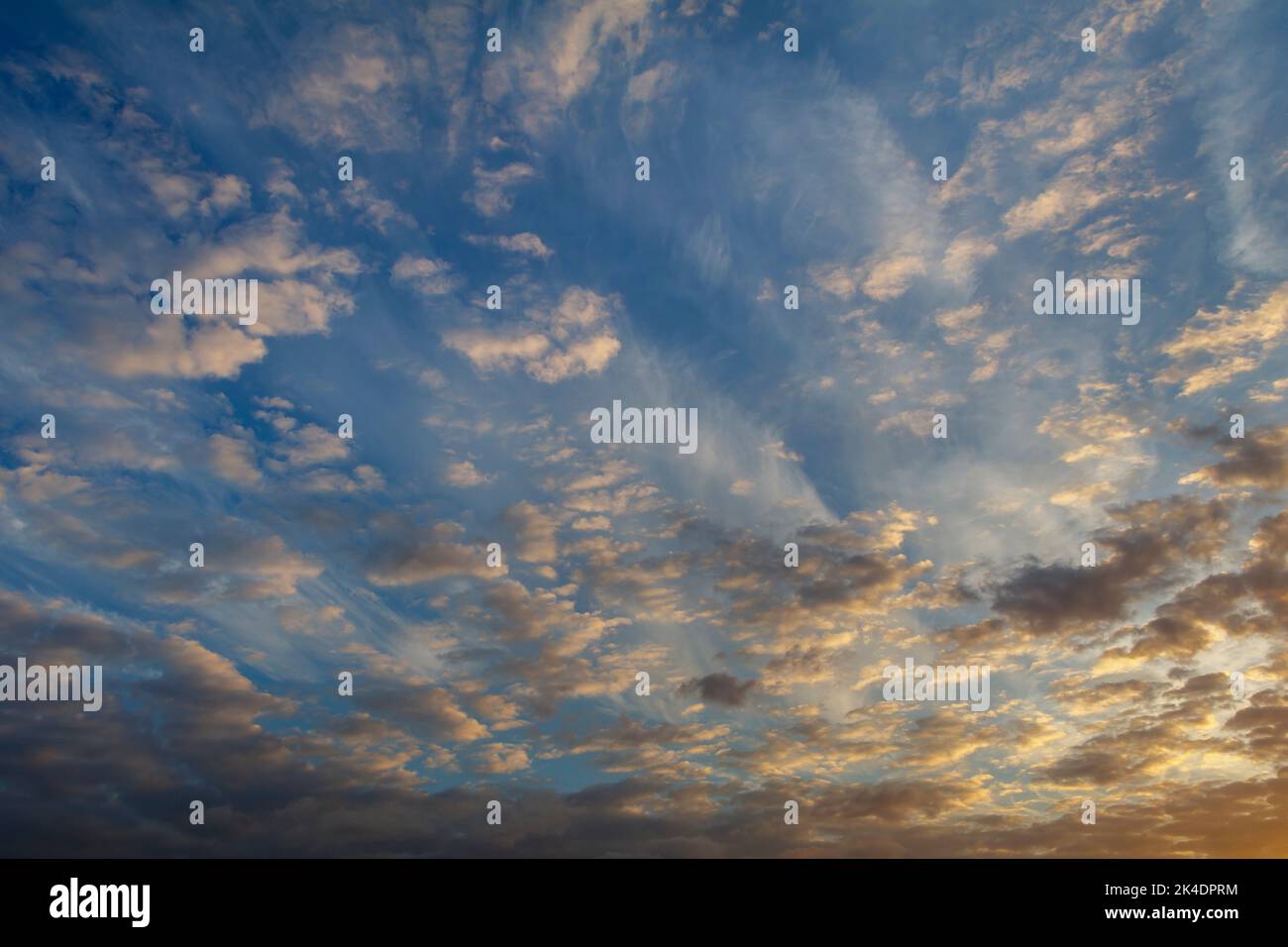 Patchy clouds sunset hi-res stock photography and images - Alamy
