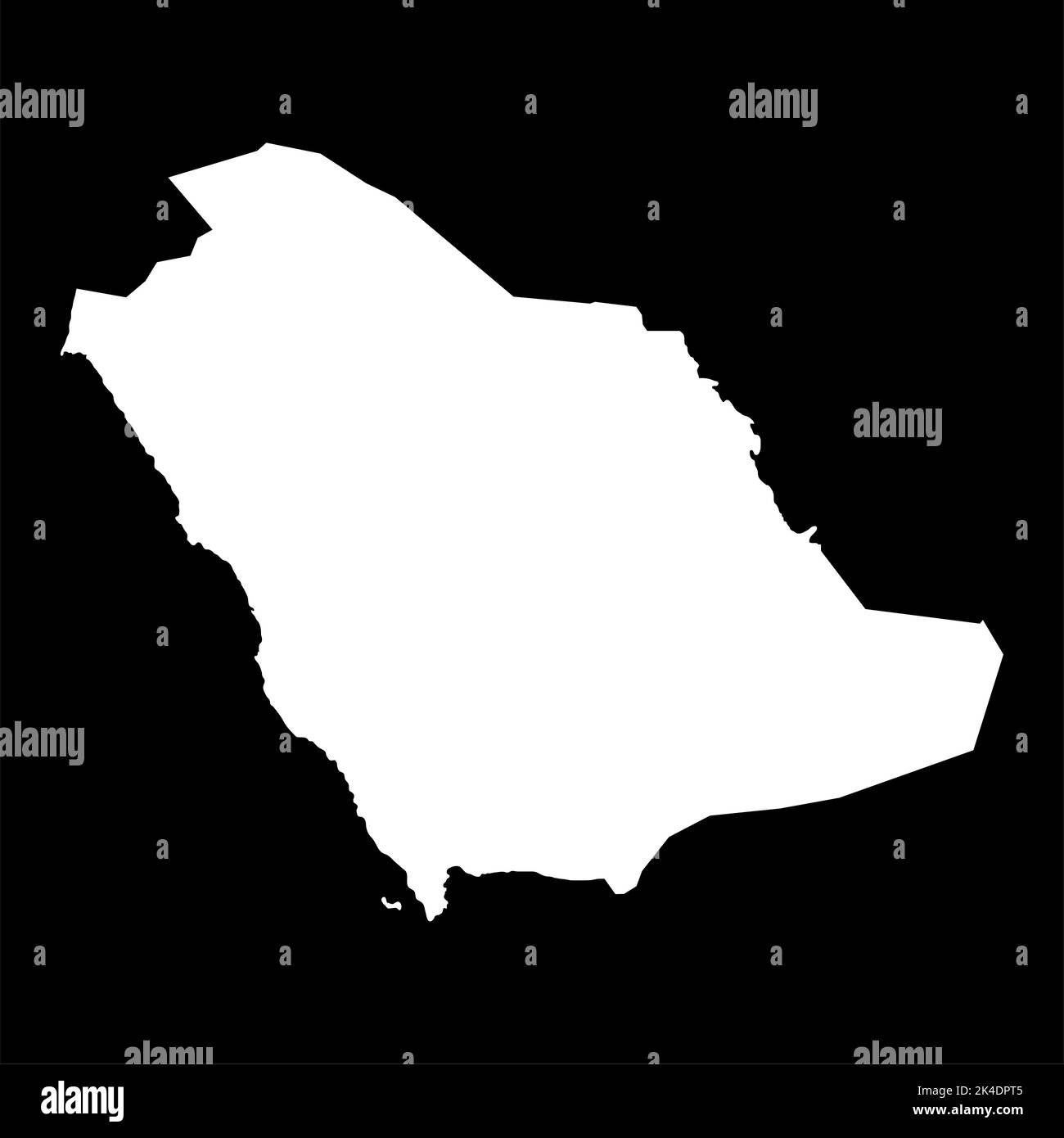Saudi arabia high detailed map, geography graphic icon country, asia ...