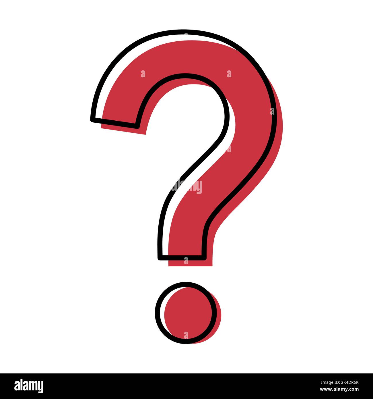 Question icon mark, help or ask bubble graphic symbol, web faq vector ...