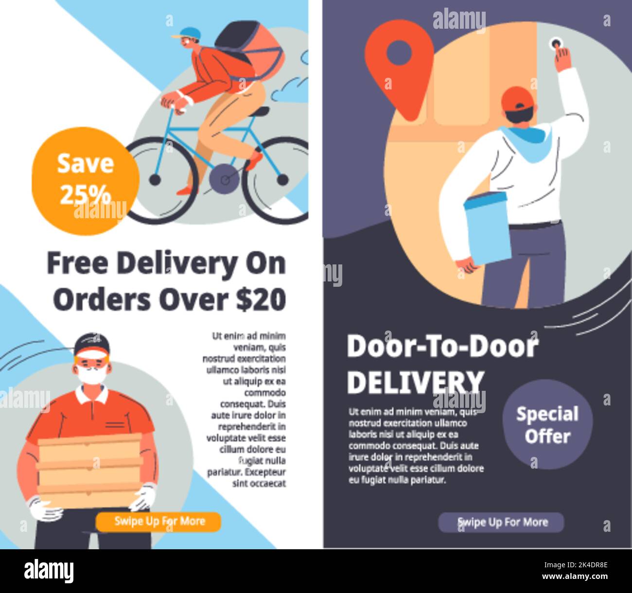 Food delivery tracking orders hi-res stock photography and images - Alamy