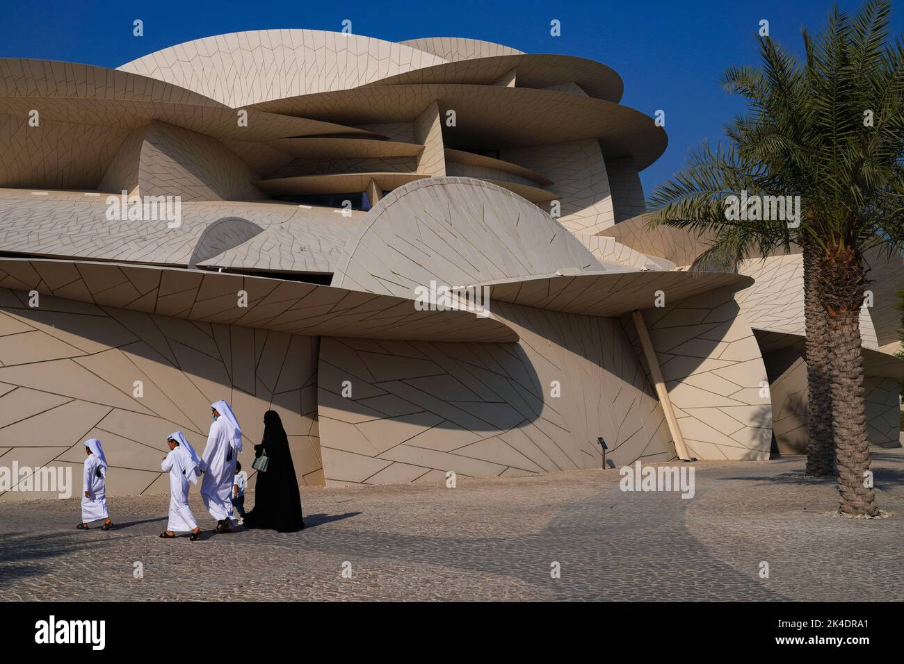 Doha, Qatar, October 1, 2022. National Museum of Qatar opened to the ...