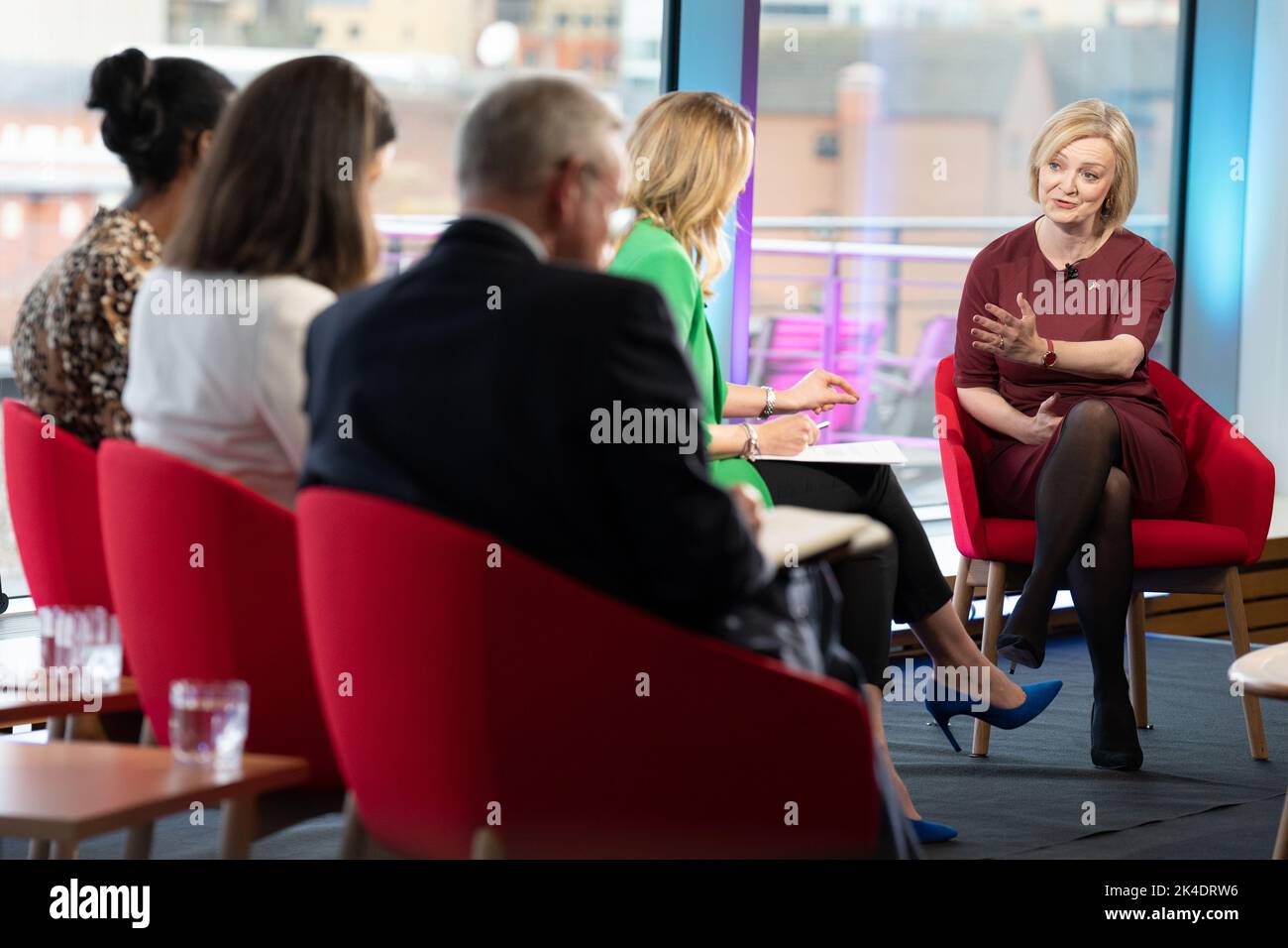(left to right) Sharon White, chair of the John Lewis Partnership ...