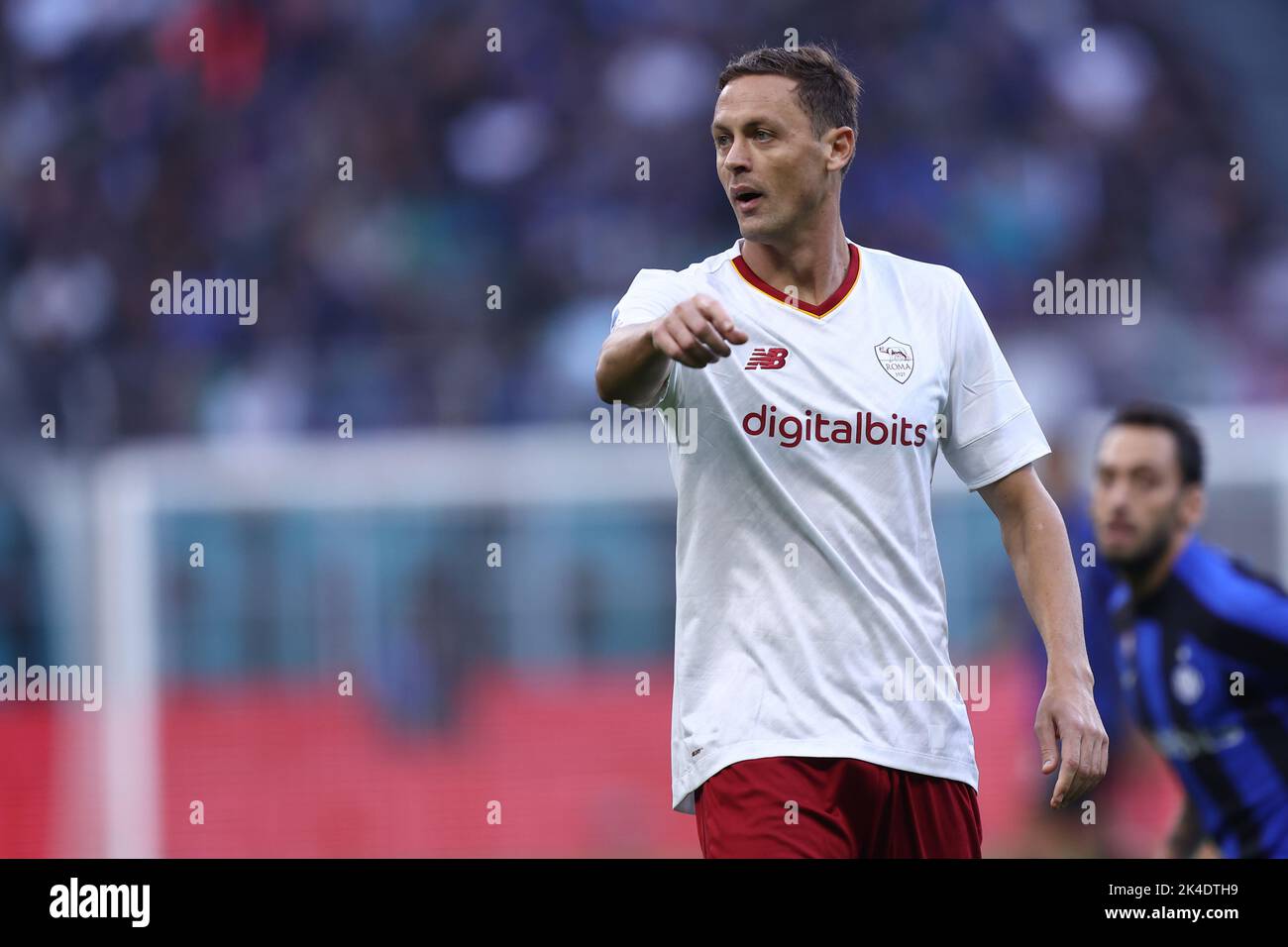 Nemanja Matic of As Roma gestures during the Serie A match beetween Fc ...