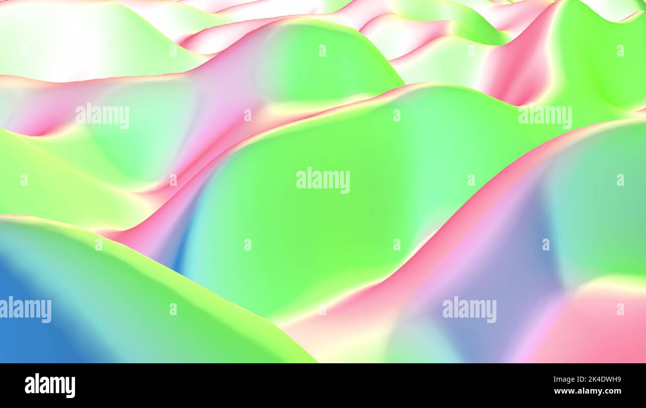 Color wave Futuristic Modern background 3d render Stock Photo - Alamy