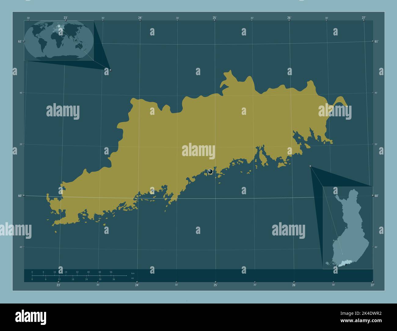 Uusimaa finland europe map hi-res stock photography and images - Alamy