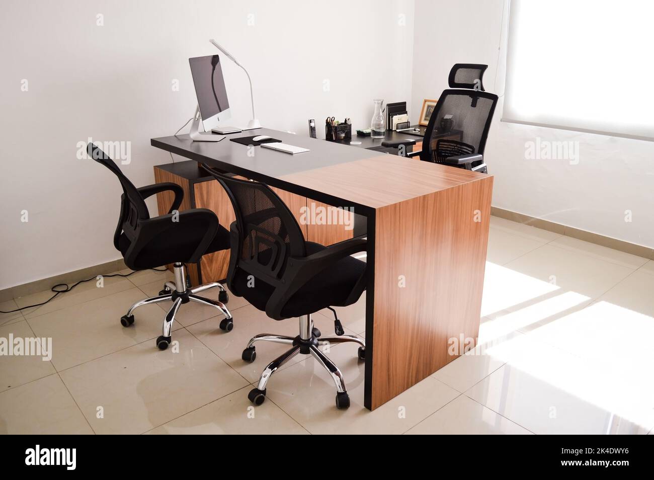 modern designer desk for office, business and creative spaces, Wooden ...