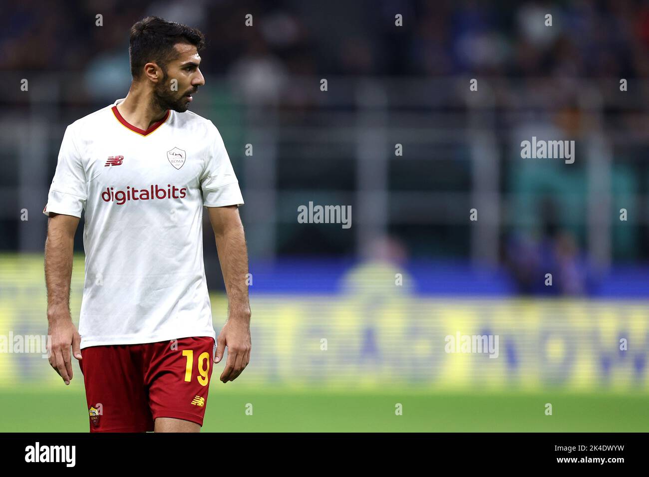 Milano, Italy. 01st Oct, 2022. Mehmet Zeki Celik of As Roma looks on ...