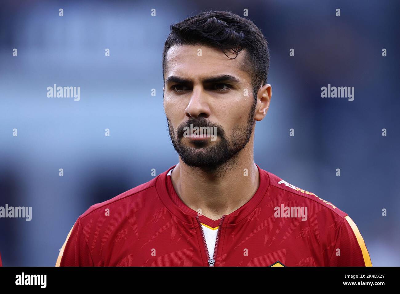 Milano, Italy. 01st Oct, 2022. Mehmet Zeki Celik of As Roma looks on ...